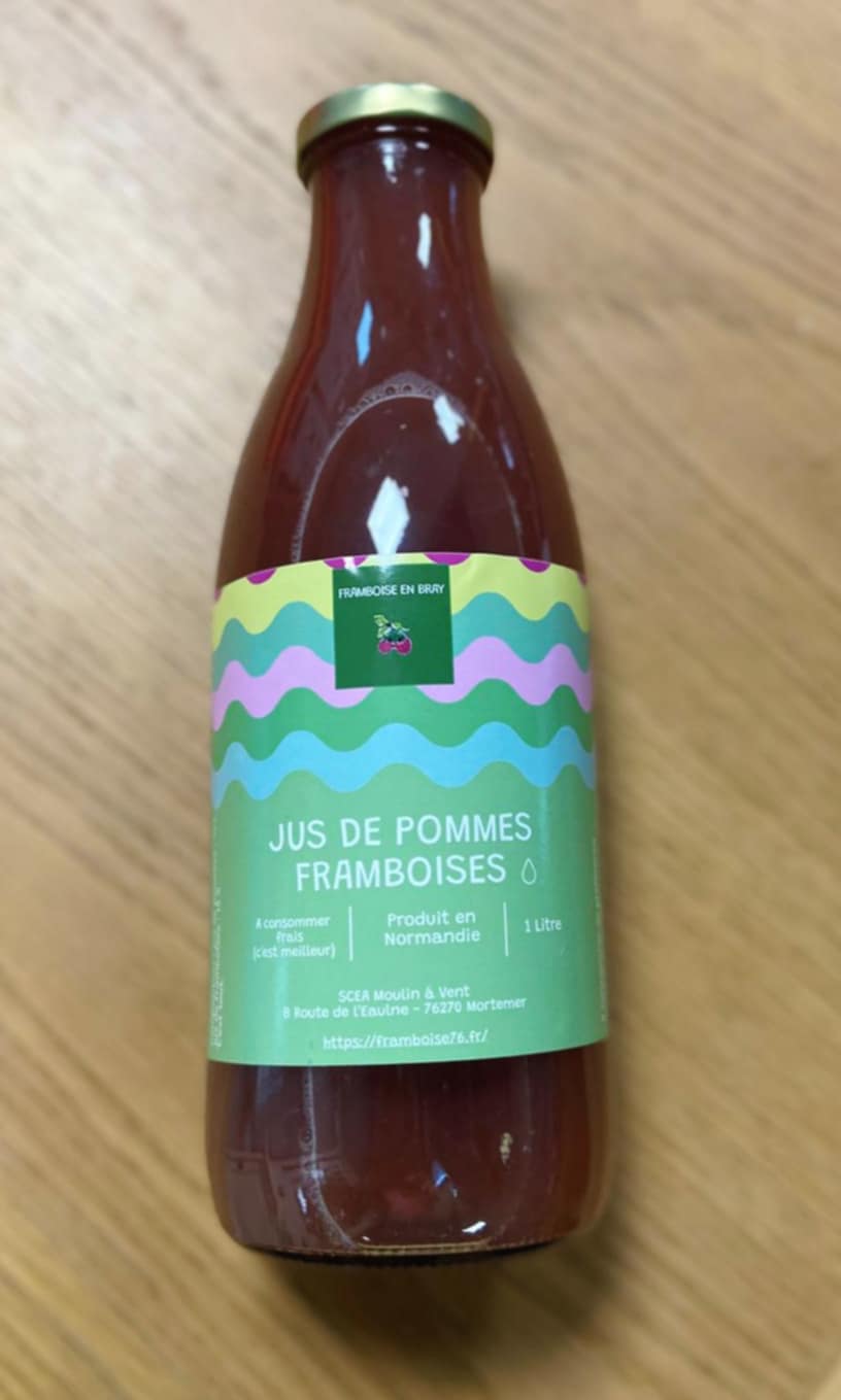 Jus Pommes-Framboises 🍎🫐 | 100% fruits normands